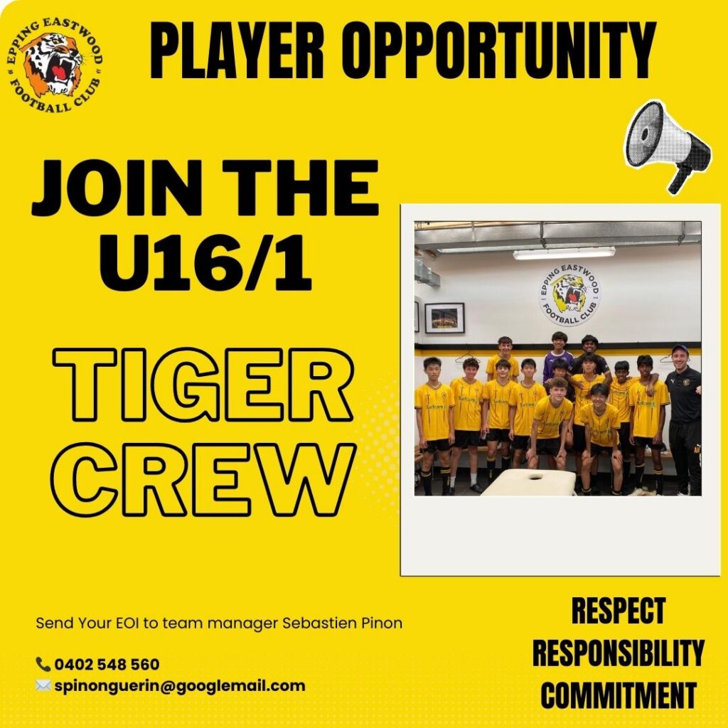 Epping Eastwood FC U16/1 – Player Opportunities for 2026 - NORTH WEST ...